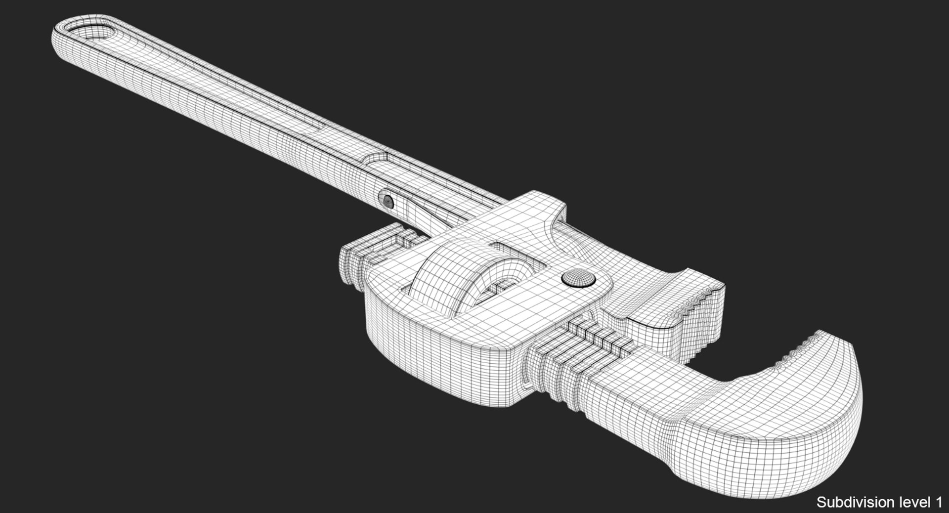 Pipe wrench tools 3D model - TurboSquid 1361726