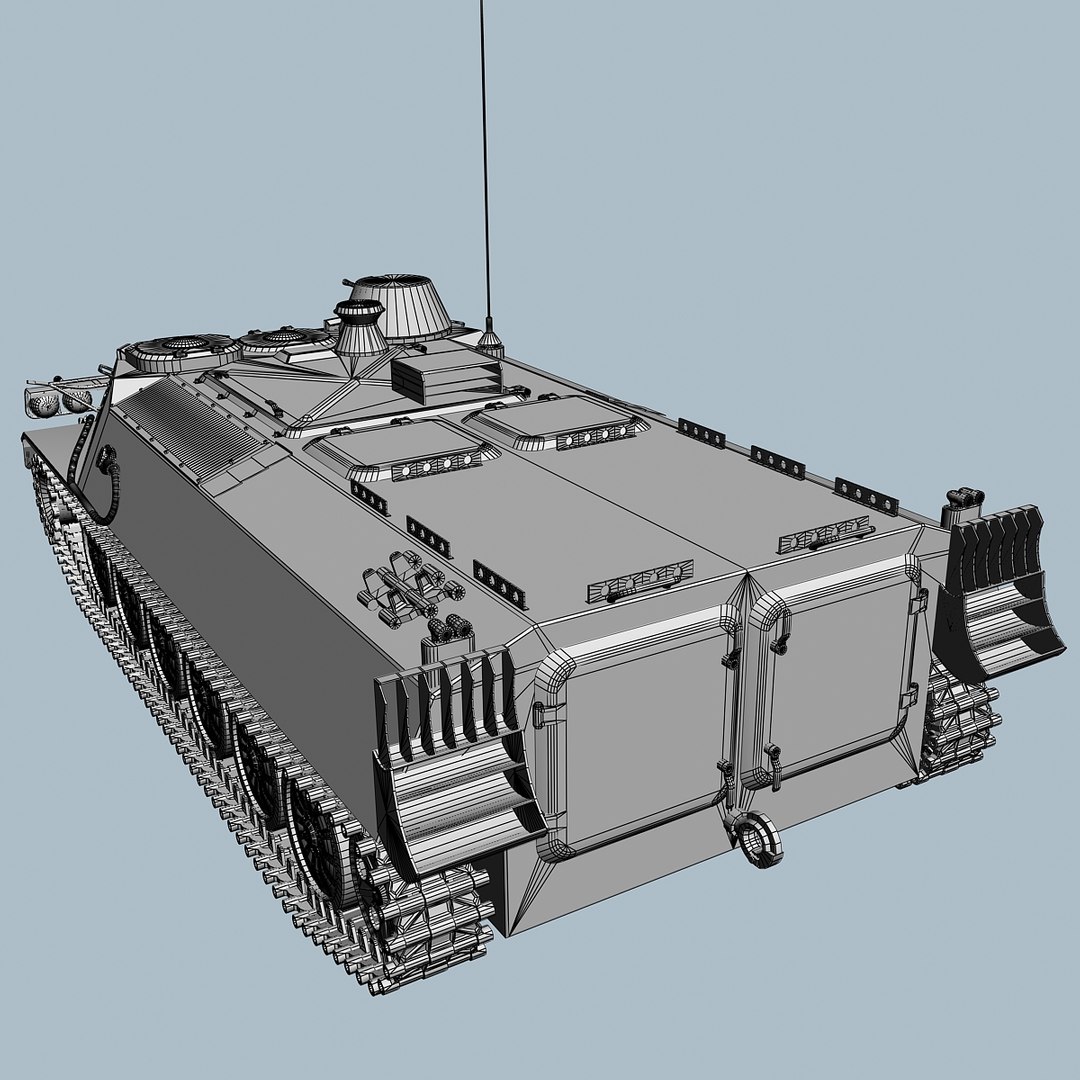 Mt-lb Soviet Russian 3d Model
