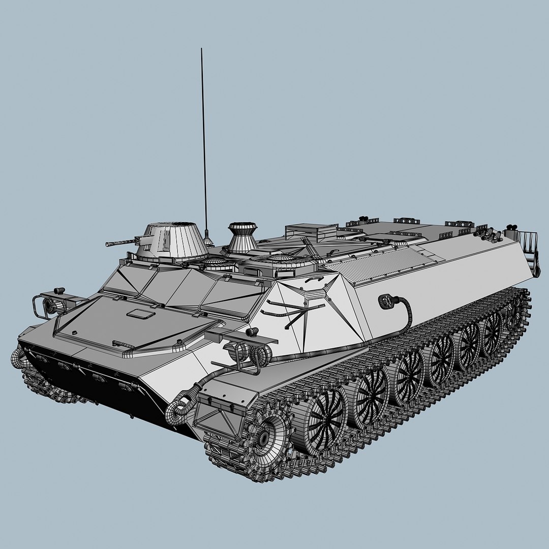 Mt-lb Soviet Russian 3d Model