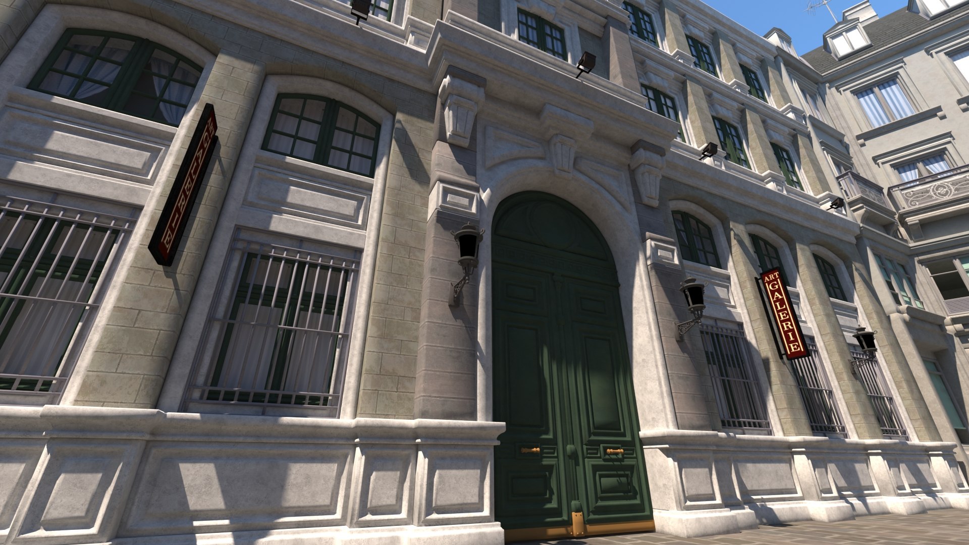 3D Paris Street - TurboSquid 2116312