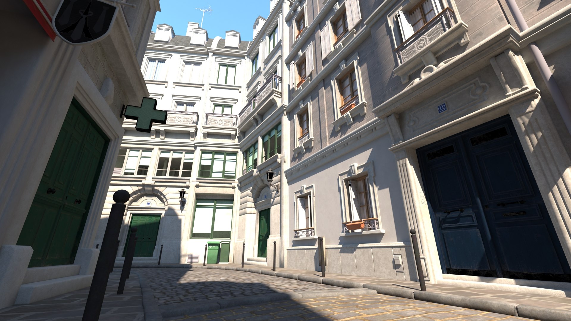 3D Paris Street - TurboSquid 2116312
