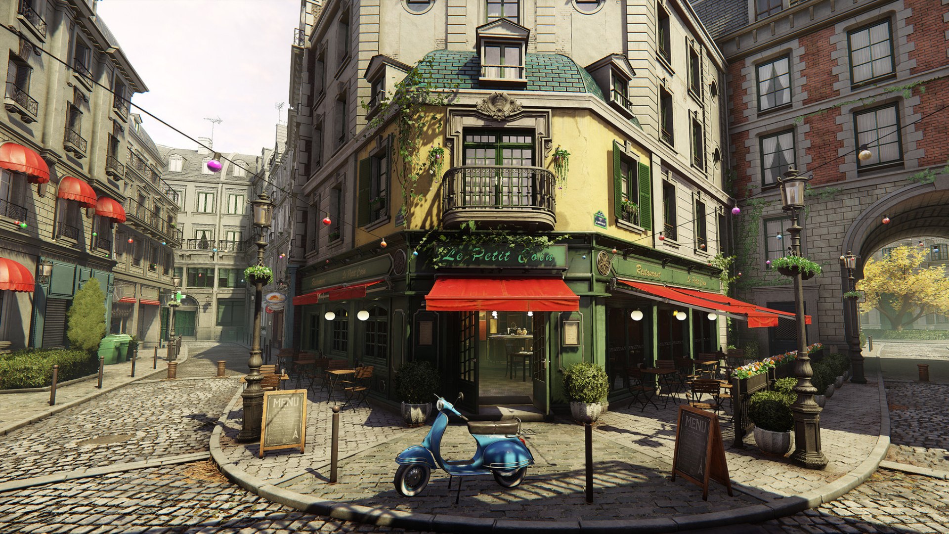 3D Paris Street - TurboSquid 2116312