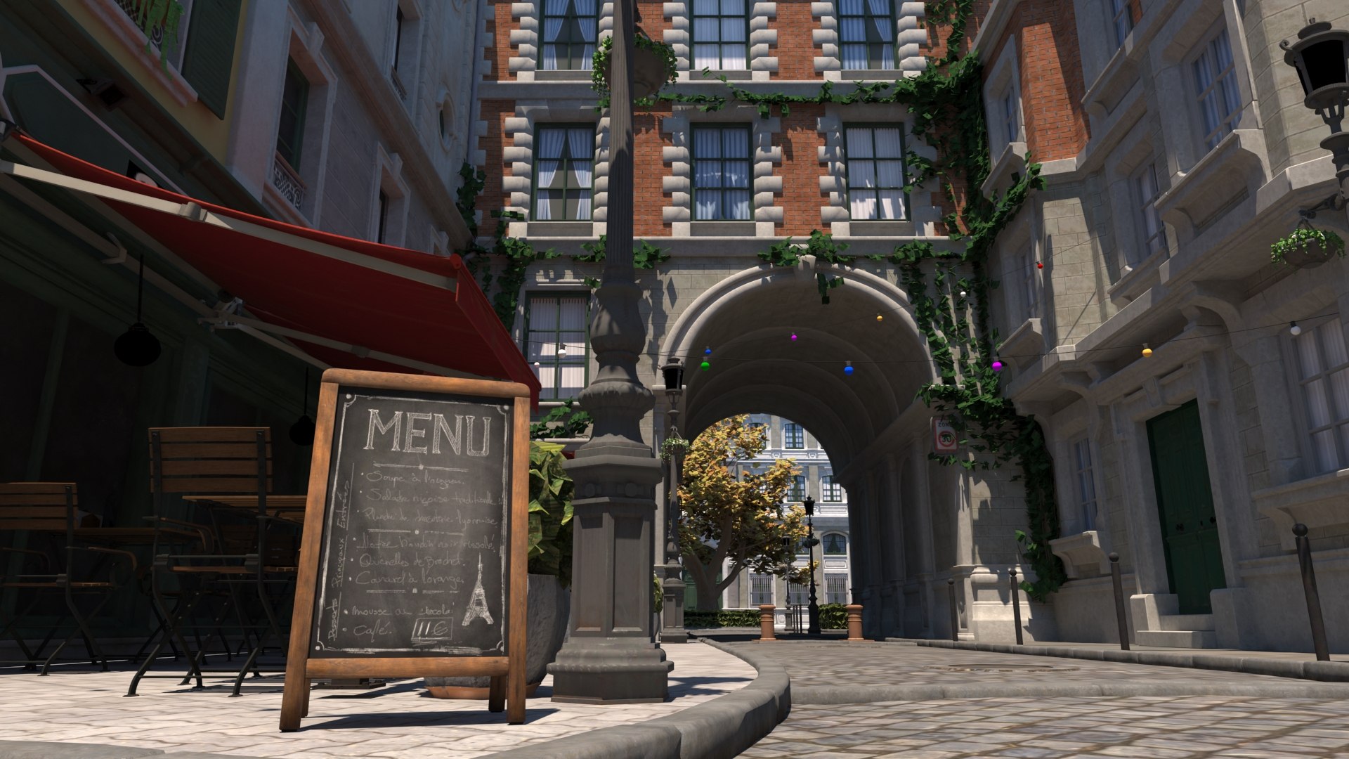 3D Paris Street - TurboSquid 2116312