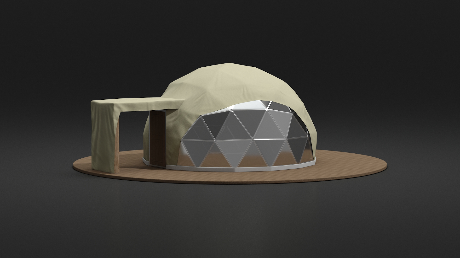 Eco Living Domes 3D Model - TurboSquid 2092935