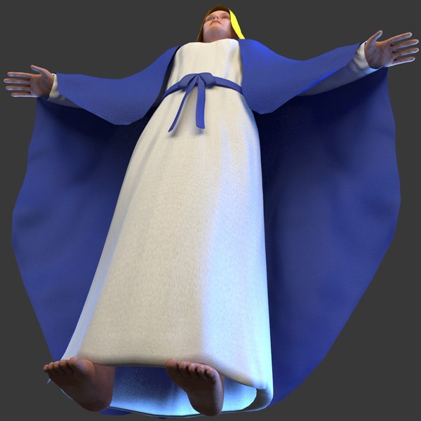 modelo 3d Jesucristo y virgen maria - TurboSquid 1429377