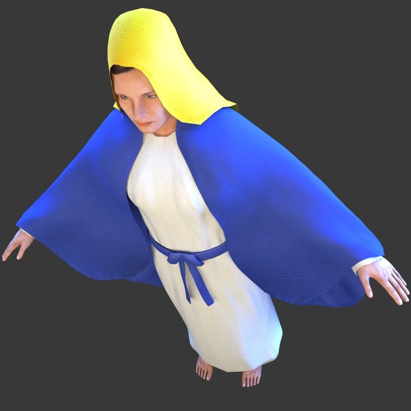modelo 3d Jesucristo y virgen maria - TurboSquid 1429377