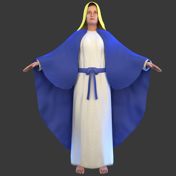 modelo 3d Jesucristo y virgen maria - TurboSquid 1429377