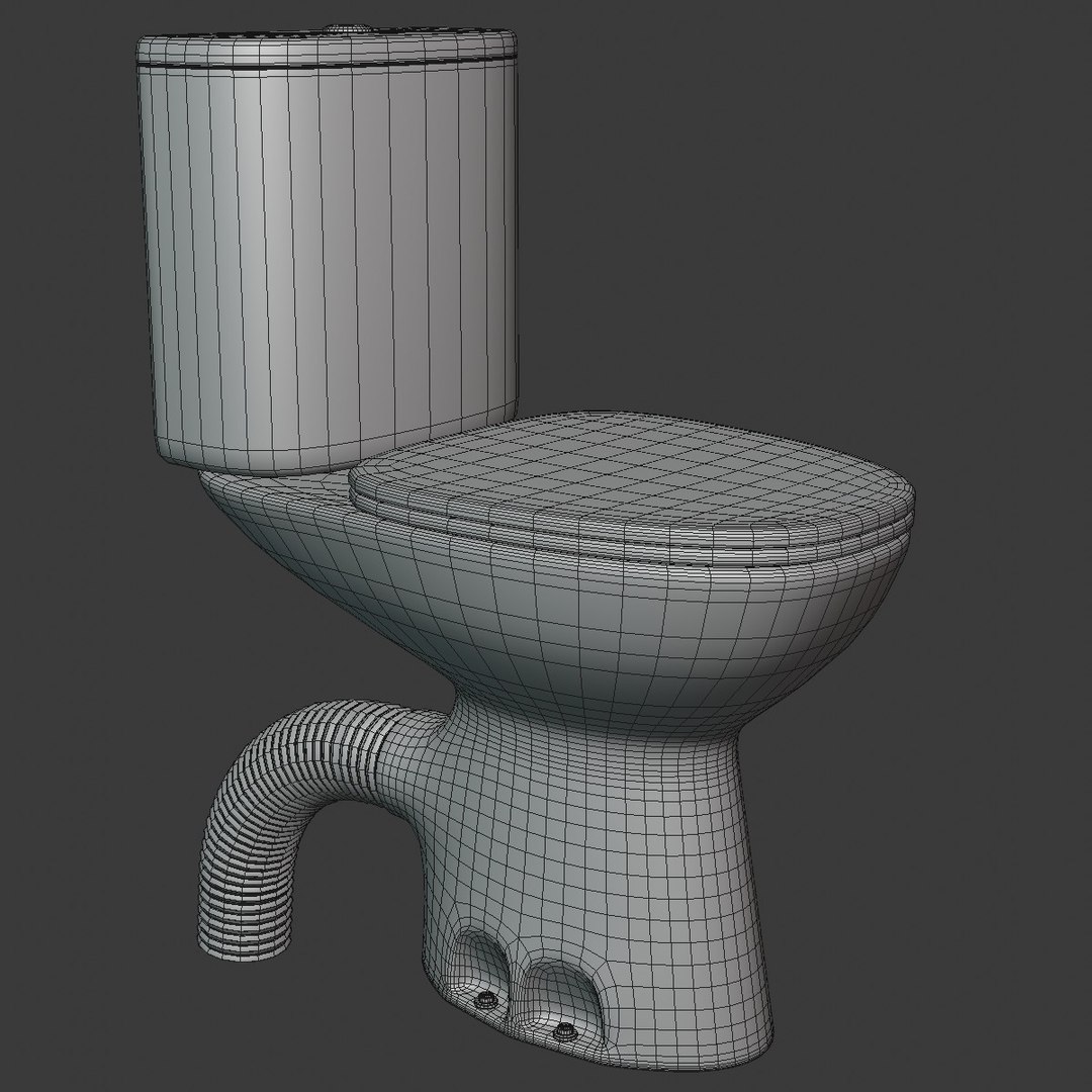 3D Model Toilet Restroom - TurboSquid 1504504