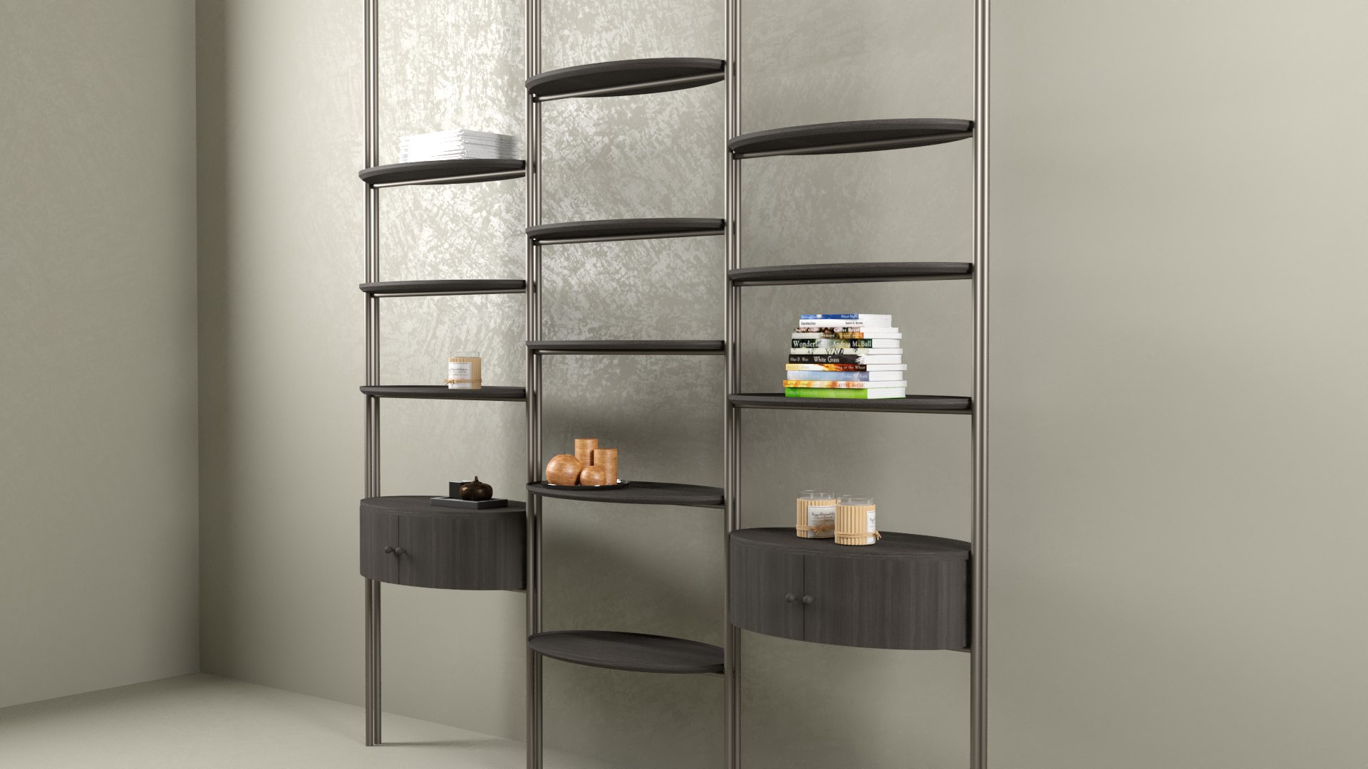 3D Bookcase - TurboSquid 2071086