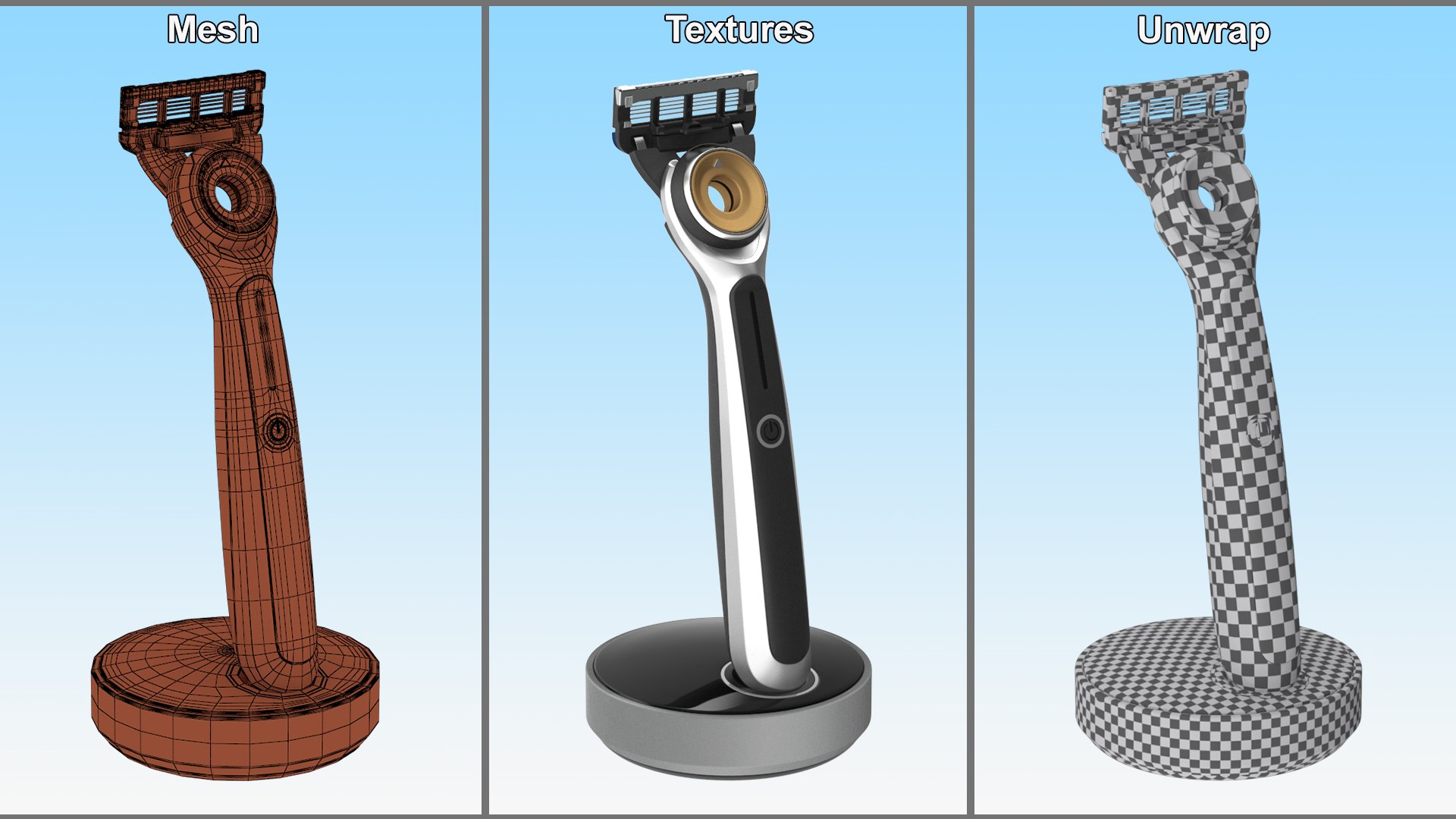 Heated Safety Razor 3D Model - TurboSquid 2048531