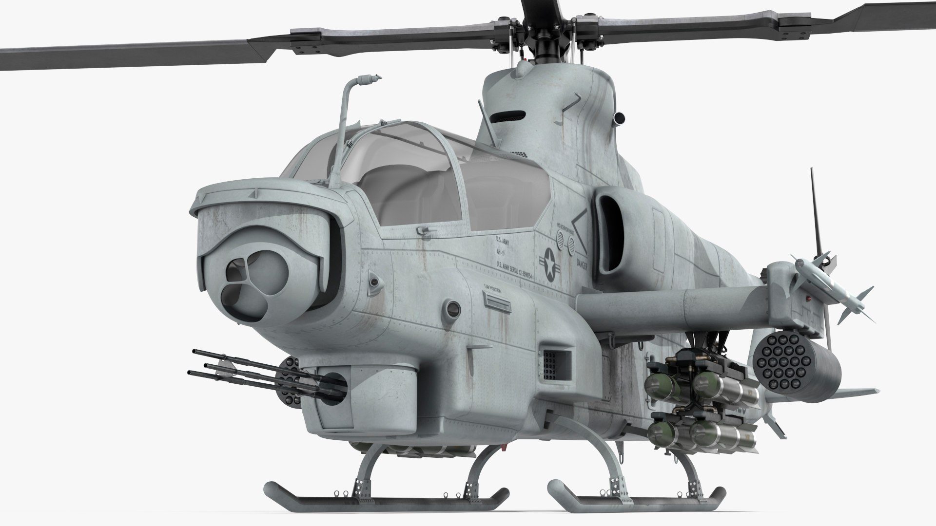 3D Bell AH-1Z Lethal Combat Helicopter Rigged model - TurboSquid 2148621