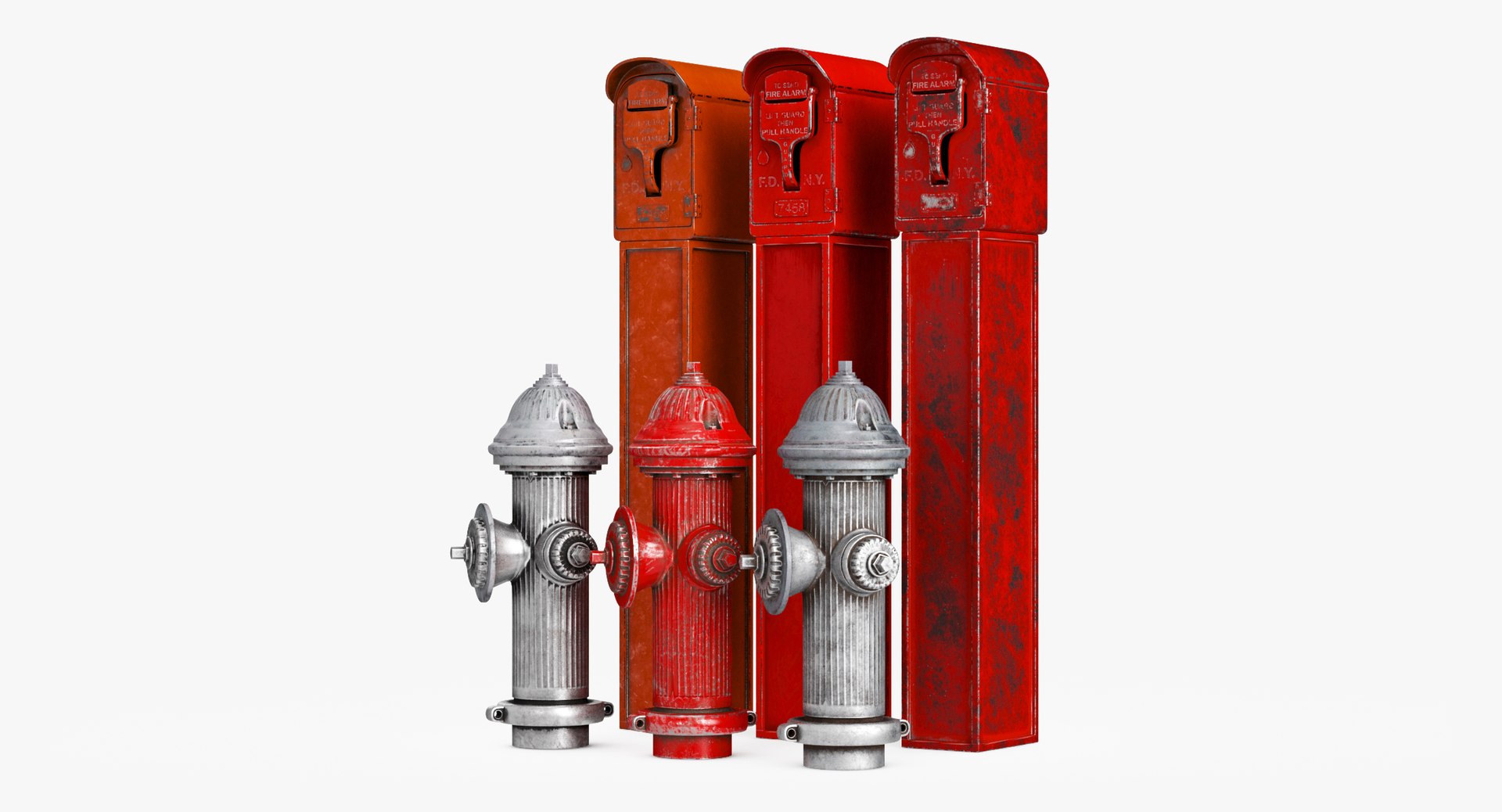 3D Alarm Hydrant Model - TurboSquid 1384880