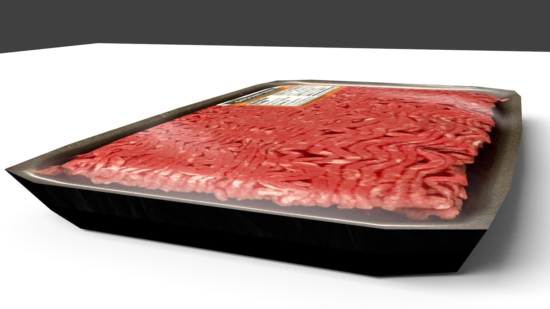 3d Model Ground Beef