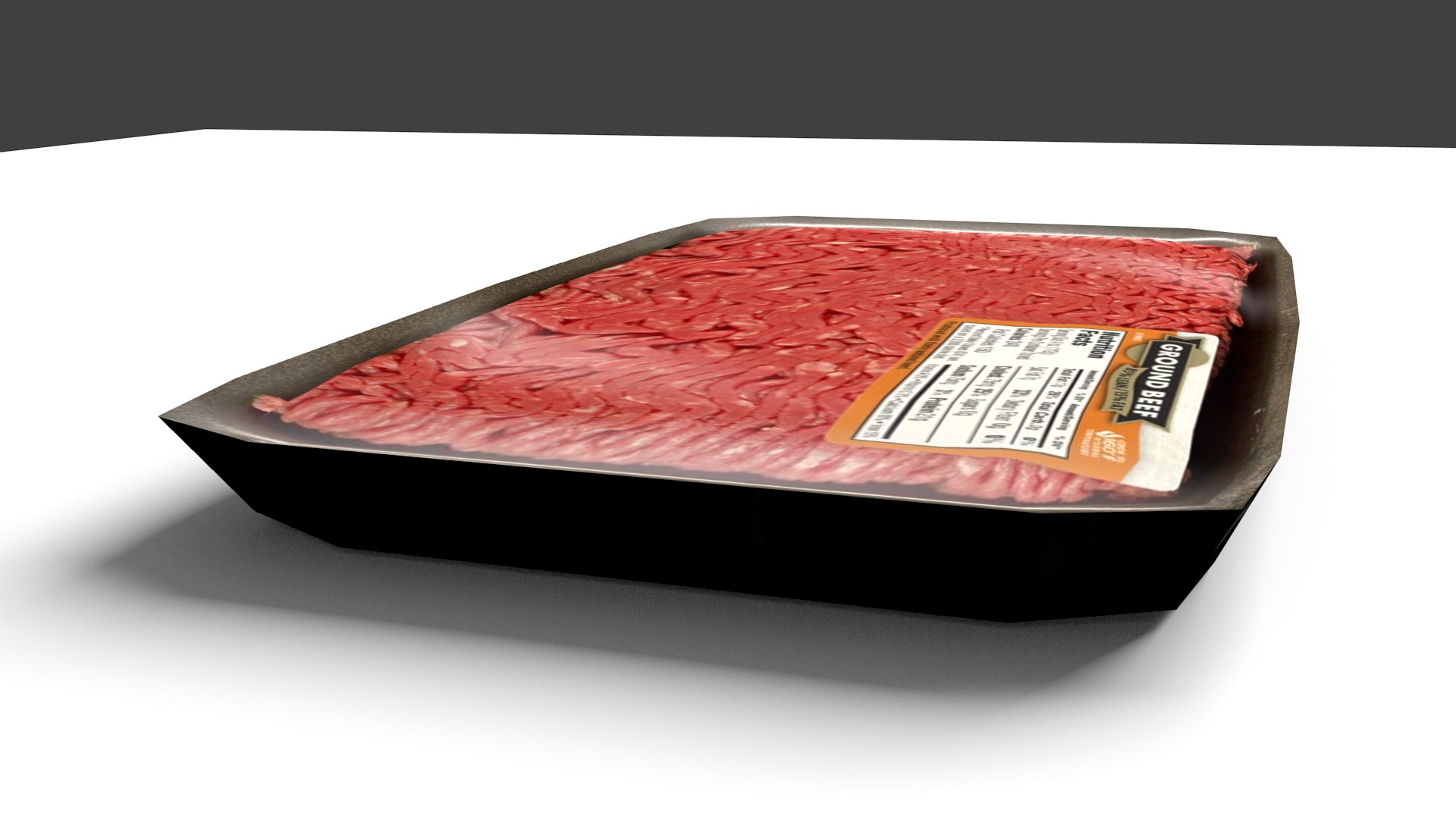 3d Model Ground Beef