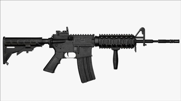 M4 Carbine Assault Rifle model - TurboSquid 1734149