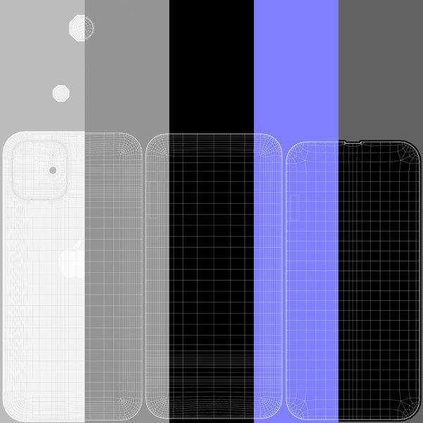 IPhone 13 -White model - TurboSquid 1723362