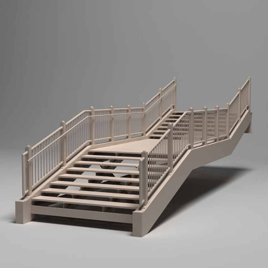 3d 3ds Stair