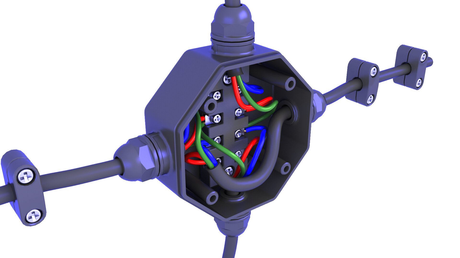 3D Wall Junction Box 27 Model - TurboSquid 1854766