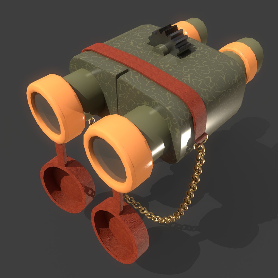 Binoculars 3D Model With PBR Texturing 3D - TurboSquid 2007674