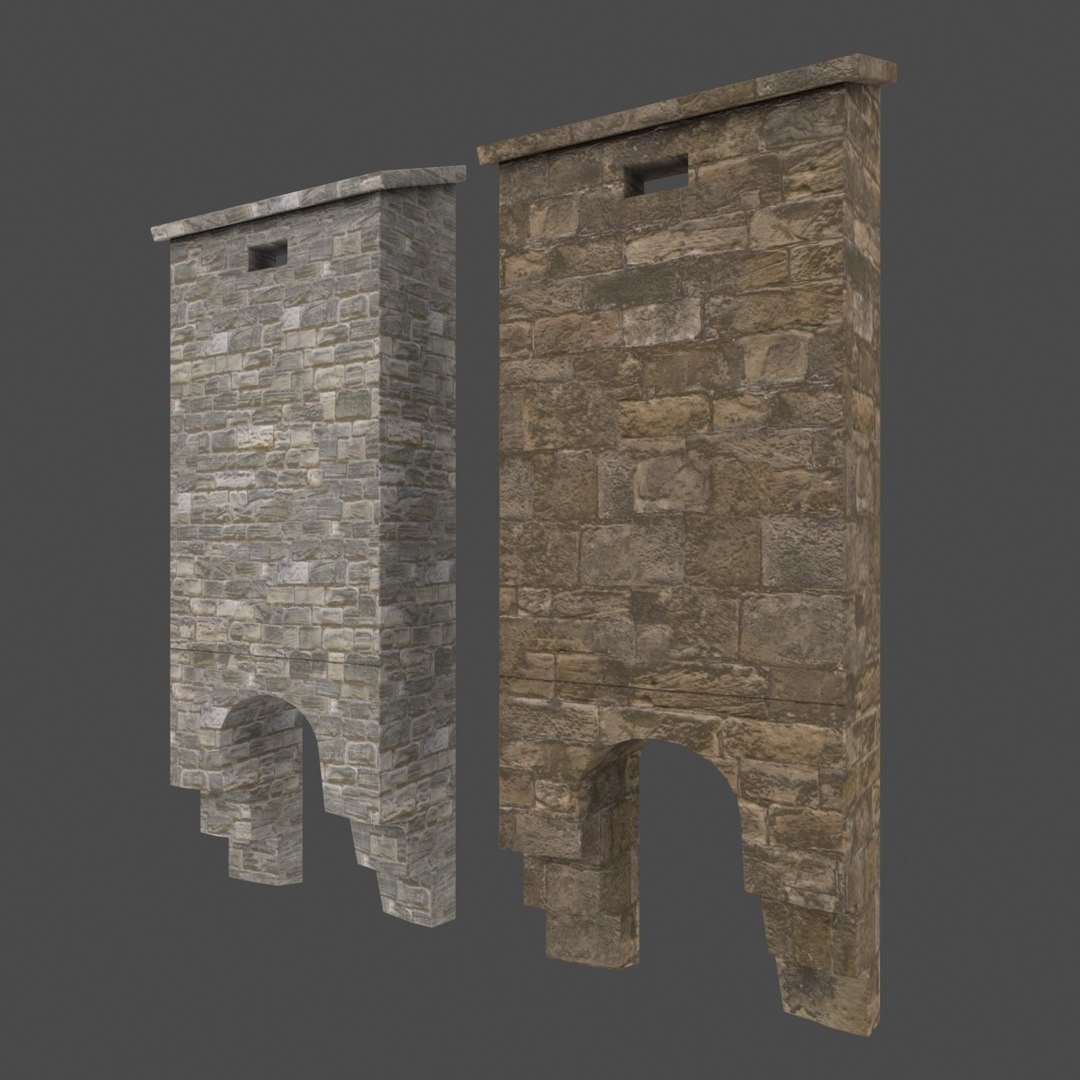 3D model box-machicolation modular medieval - TurboSquid 1322595