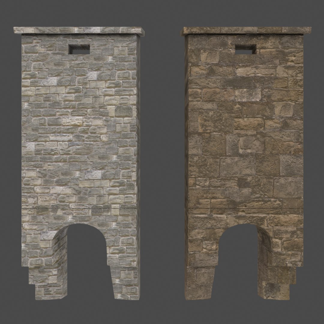 3D model box-machicolation modular medieval - TurboSquid 1322595