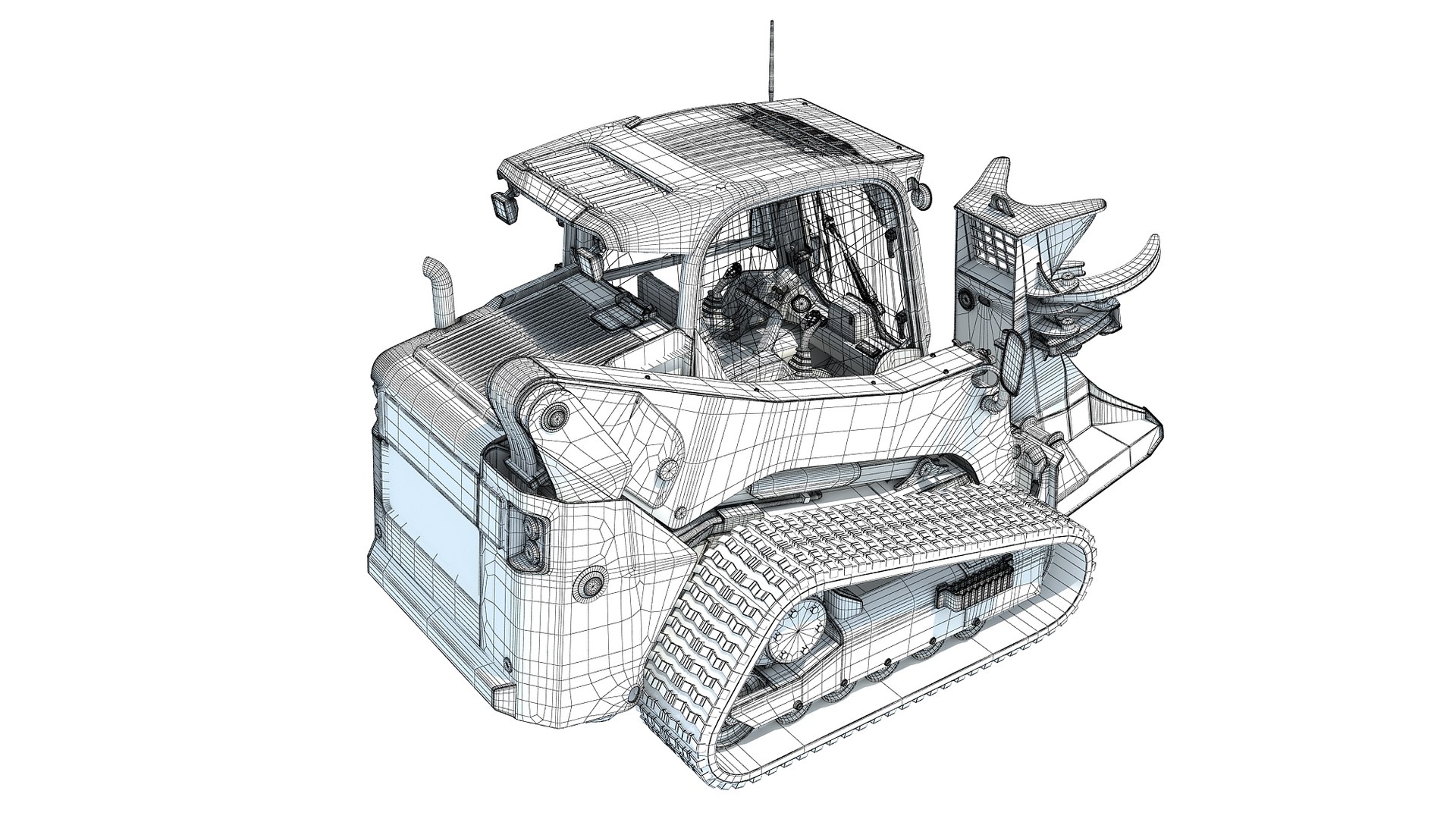 3D Skid Steer Loader Tree - TurboSquid 1690986