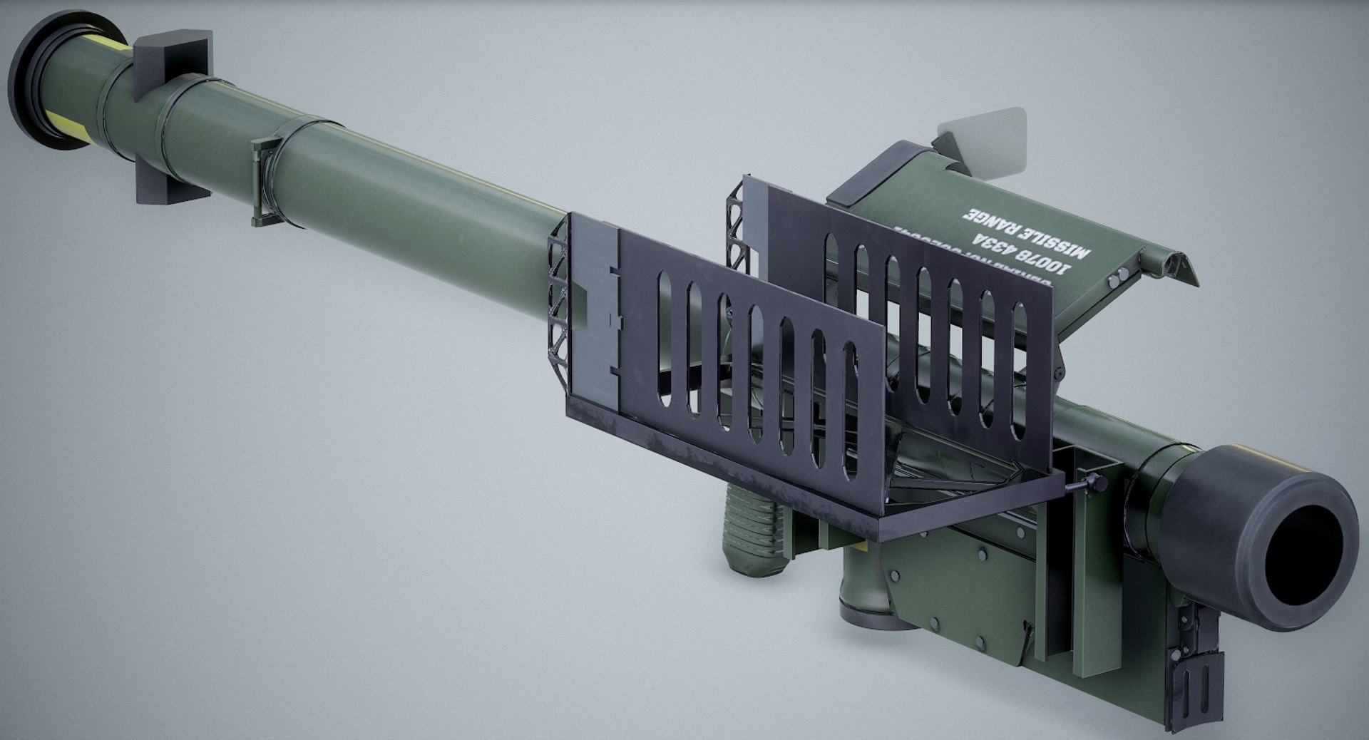Fim-92 Stinger Missile Launcher 3D Model - TurboSquid 1374778