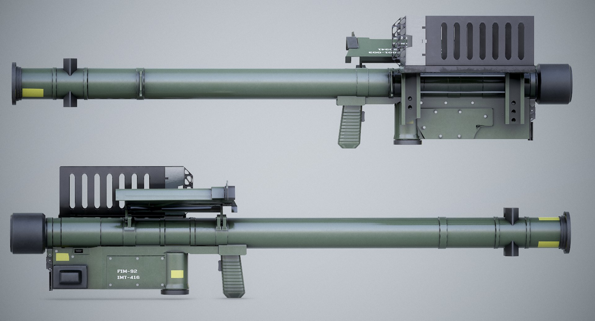 Fim-92 Stinger Missile Launcher 3D Model - TurboSquid 1374778