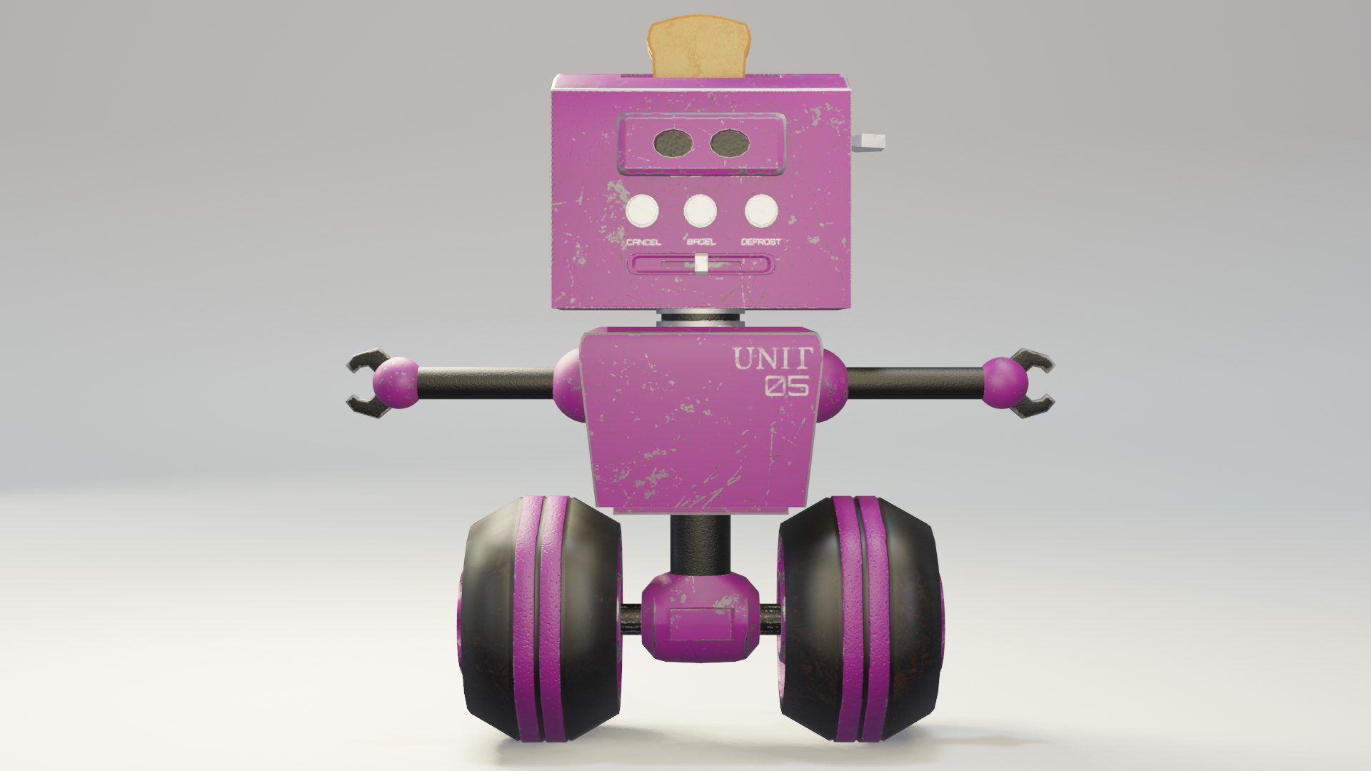 3D Robot Toaser - TurboSquid 2026775