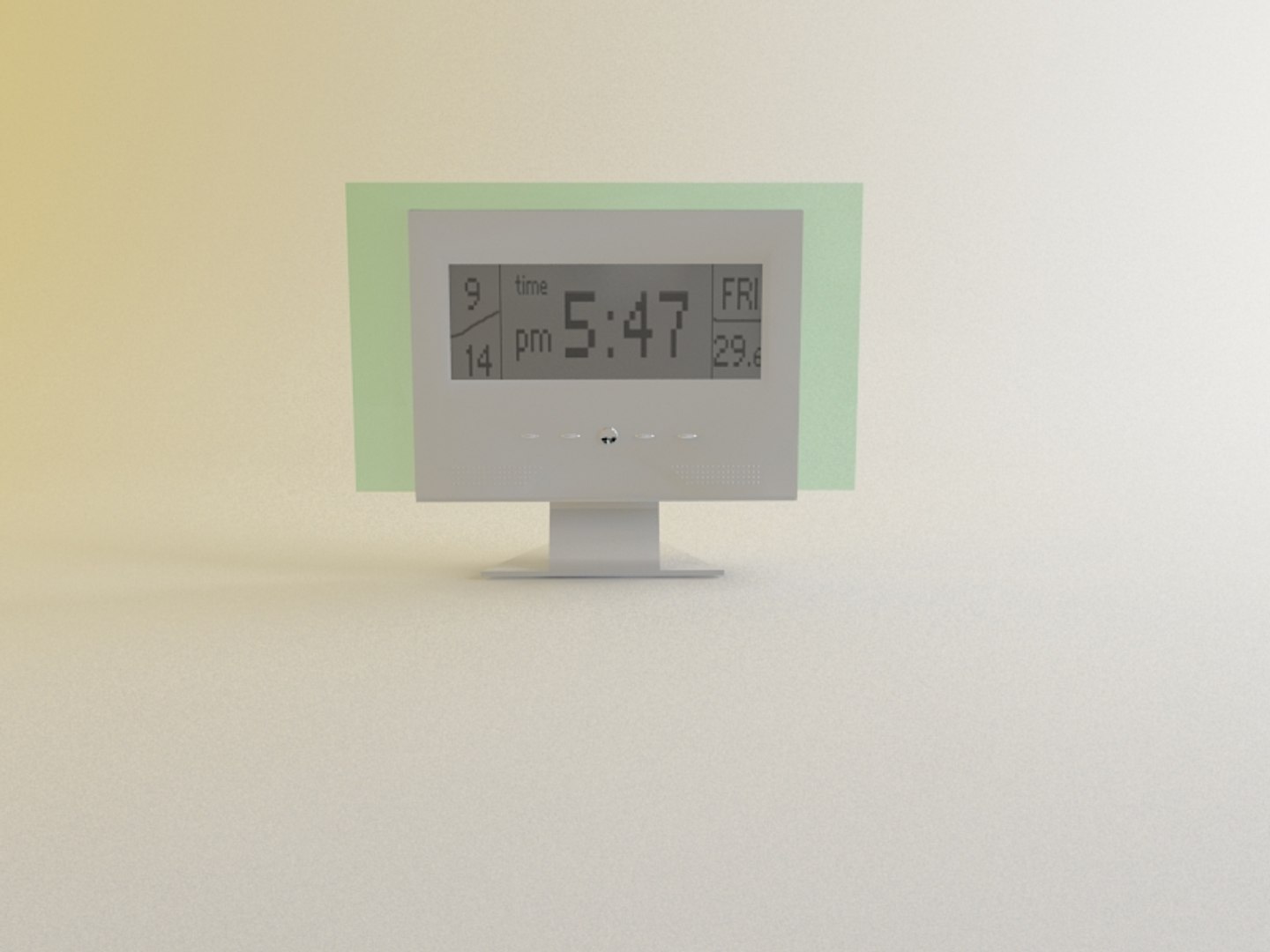 3ds Max Digital Clock