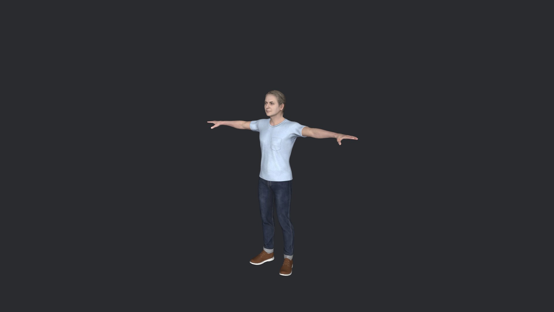 Harold Wilson Hyper Realistic Full Body Fully Rigged 3D Character 3D ...