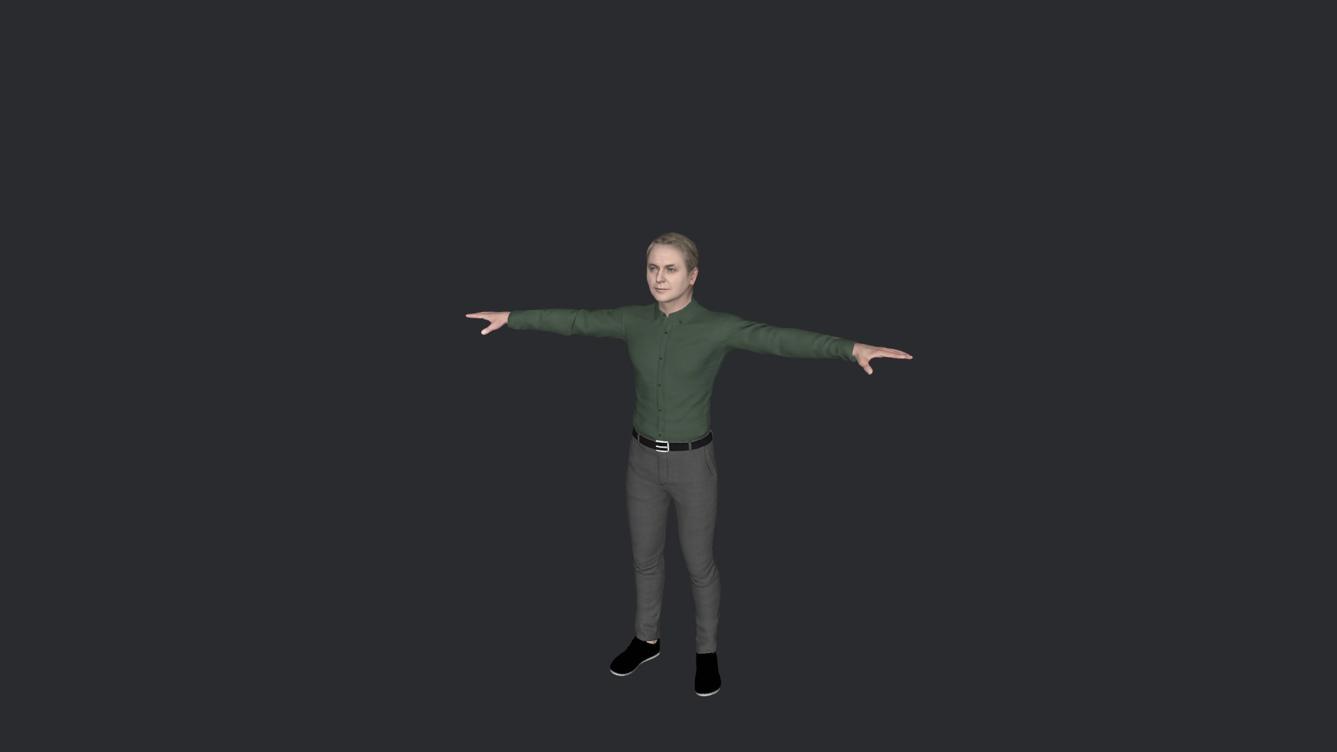 Harold Wilson Hyper Realistic Full Body Fully Rigged 3D Character 3D ...