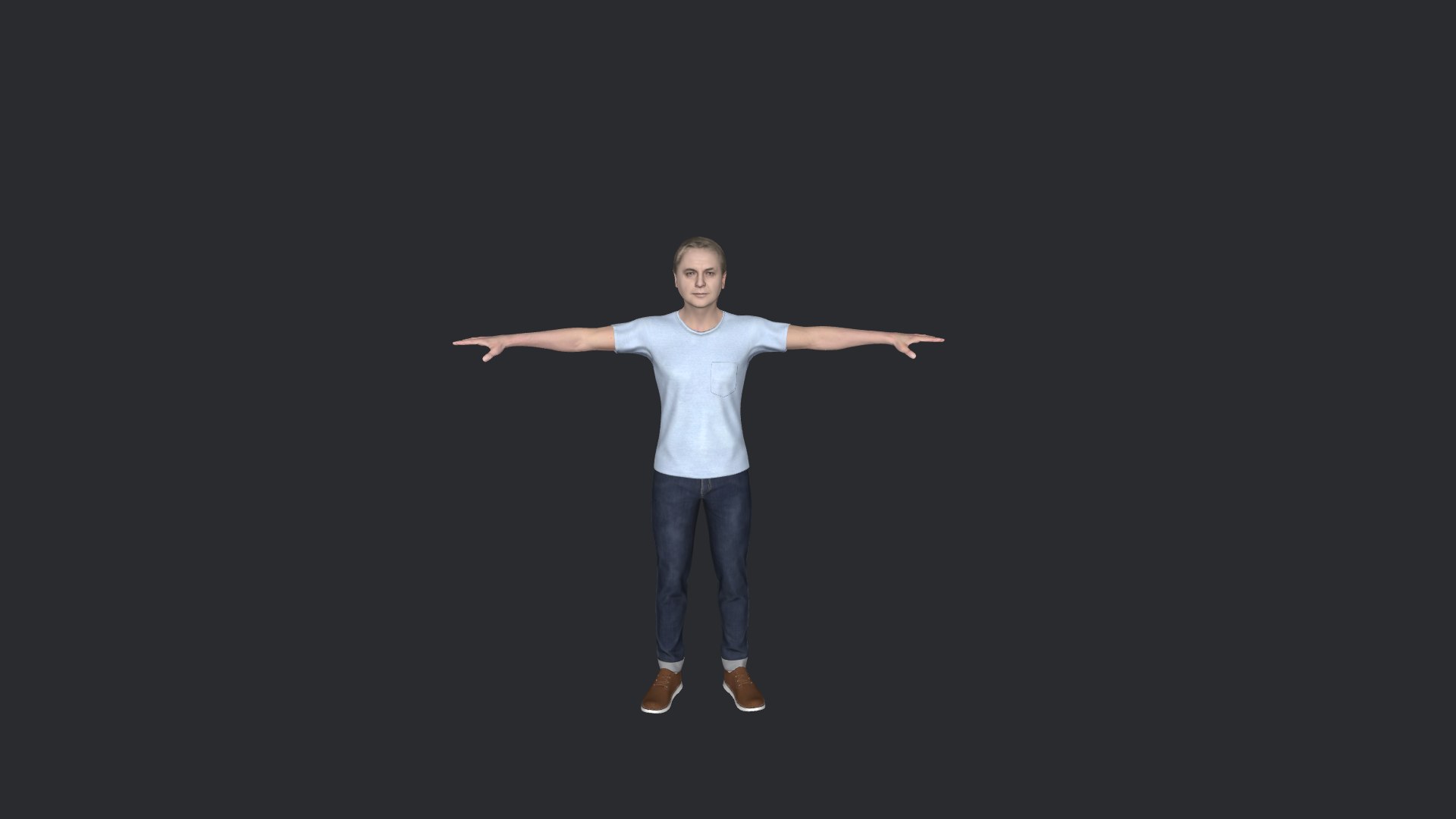Harold Wilson Hyper Realistic Full Body Fully Rigged 3D Character 3D ...