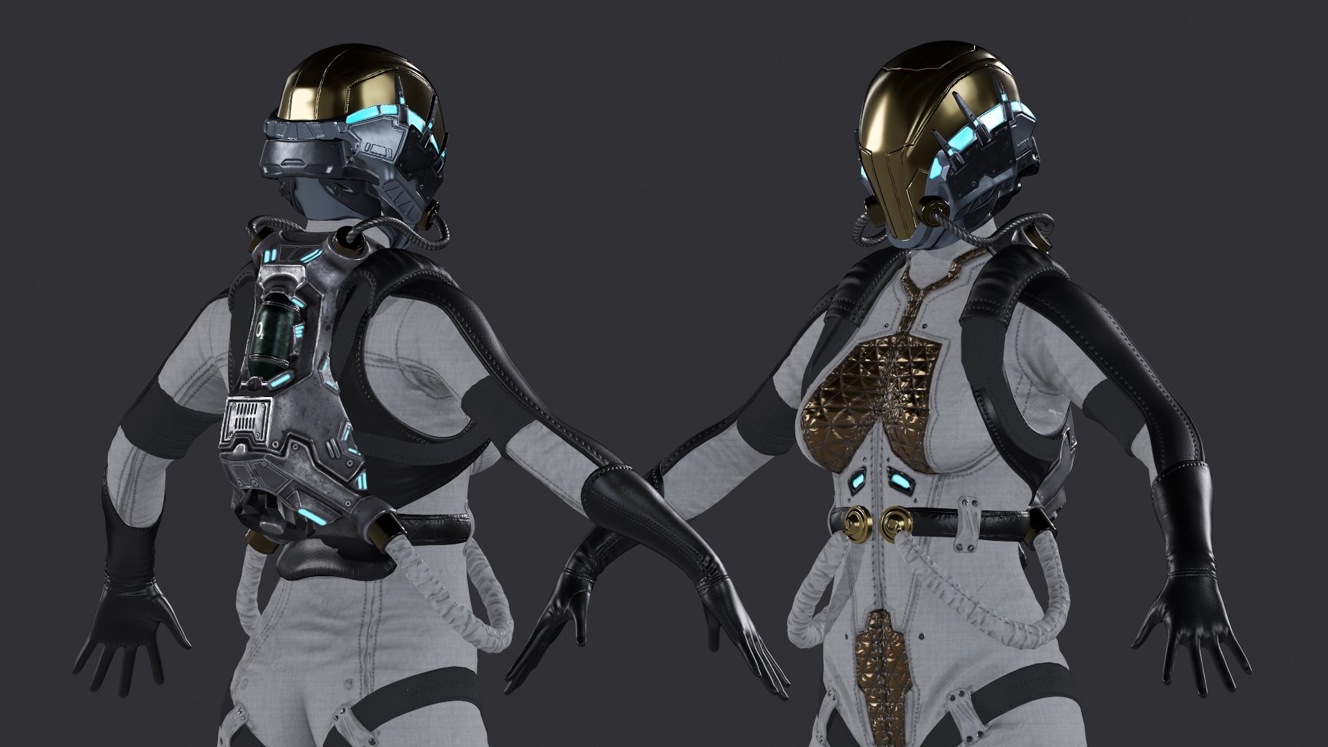 3D Model Space Girl - TurboSquid 1848835