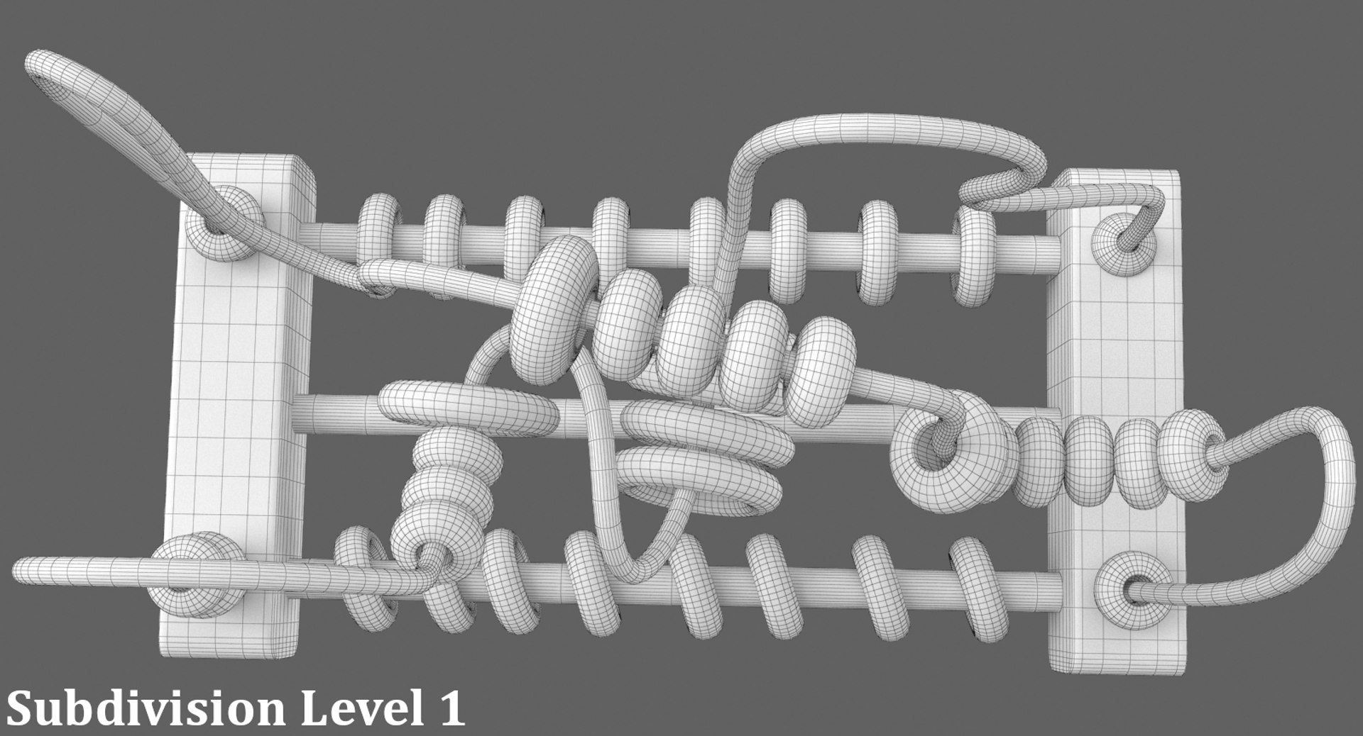 3D Wire Maze Model - TurboSquid 1370210