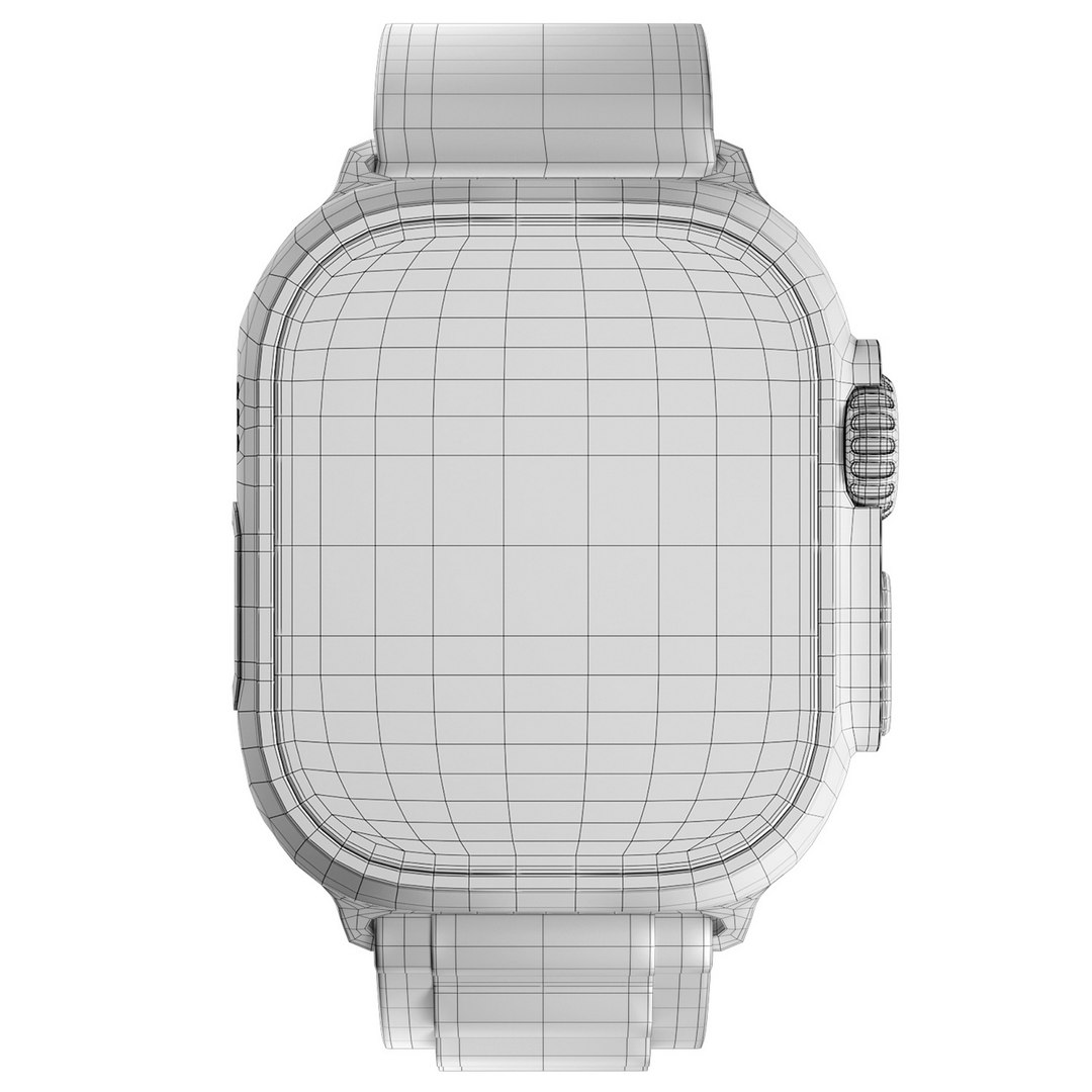 Apple Watch Ultra Starlight Alpine Loop 3D - TurboSquid 2054760