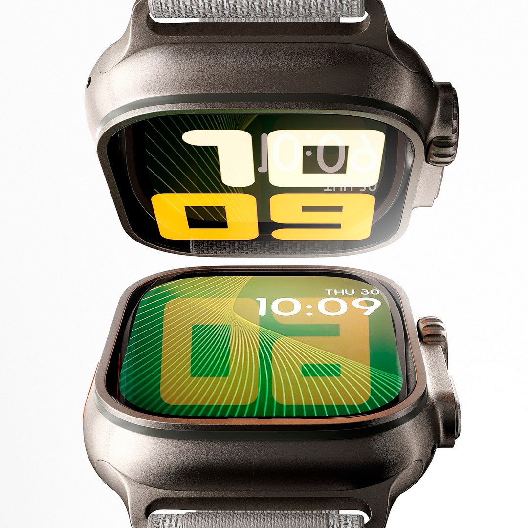 Apple Watch Ultra Starlight Alpine Loop 3D - TurboSquid 2054760