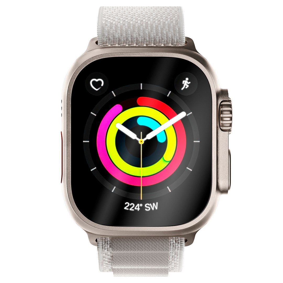 Apple Watch Ultra Starlight Alpine Loop 3D - TurboSquid 2054760