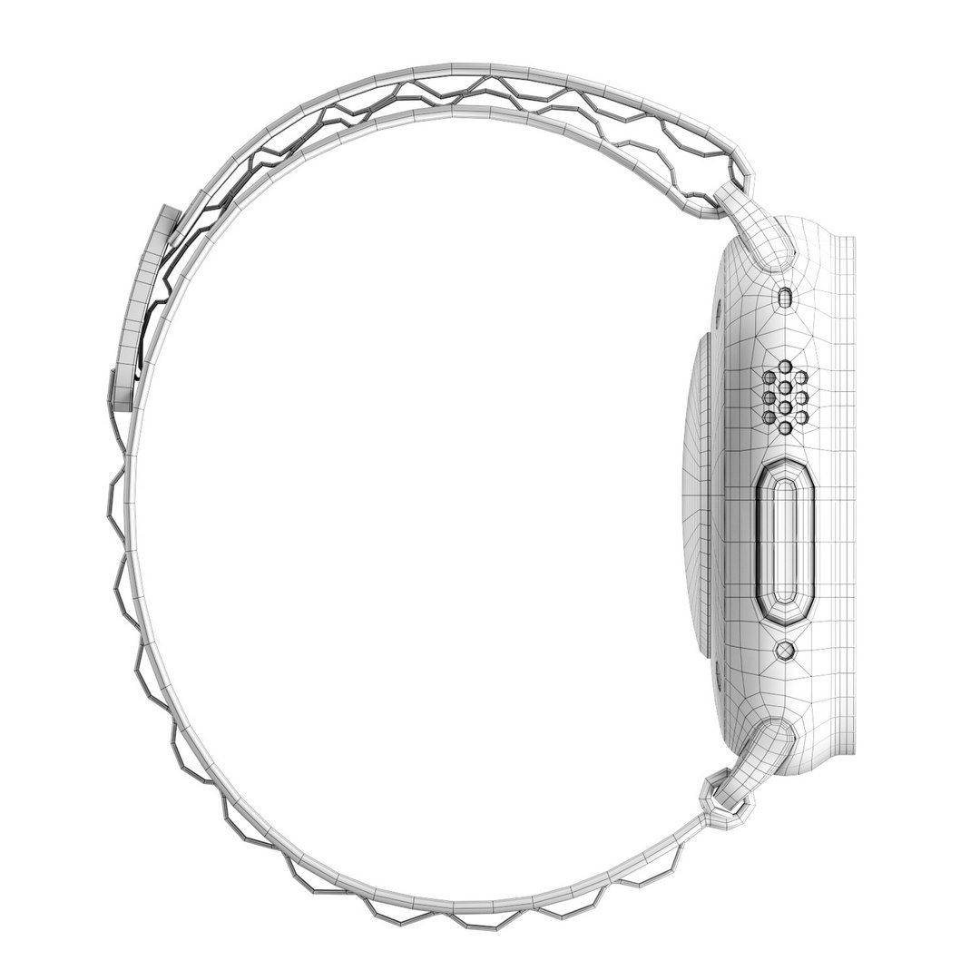 Apple Watch Ultra Starlight Alpine Loop 3D - TurboSquid 2054760