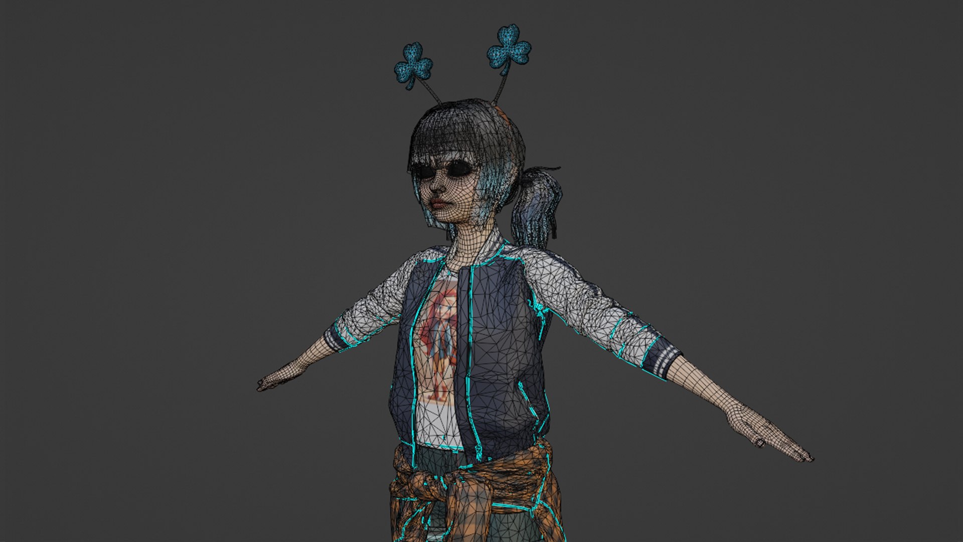 3D Model Cartoon Rigged Style Girl-Moly Character 3D Model - TurboSquid ...