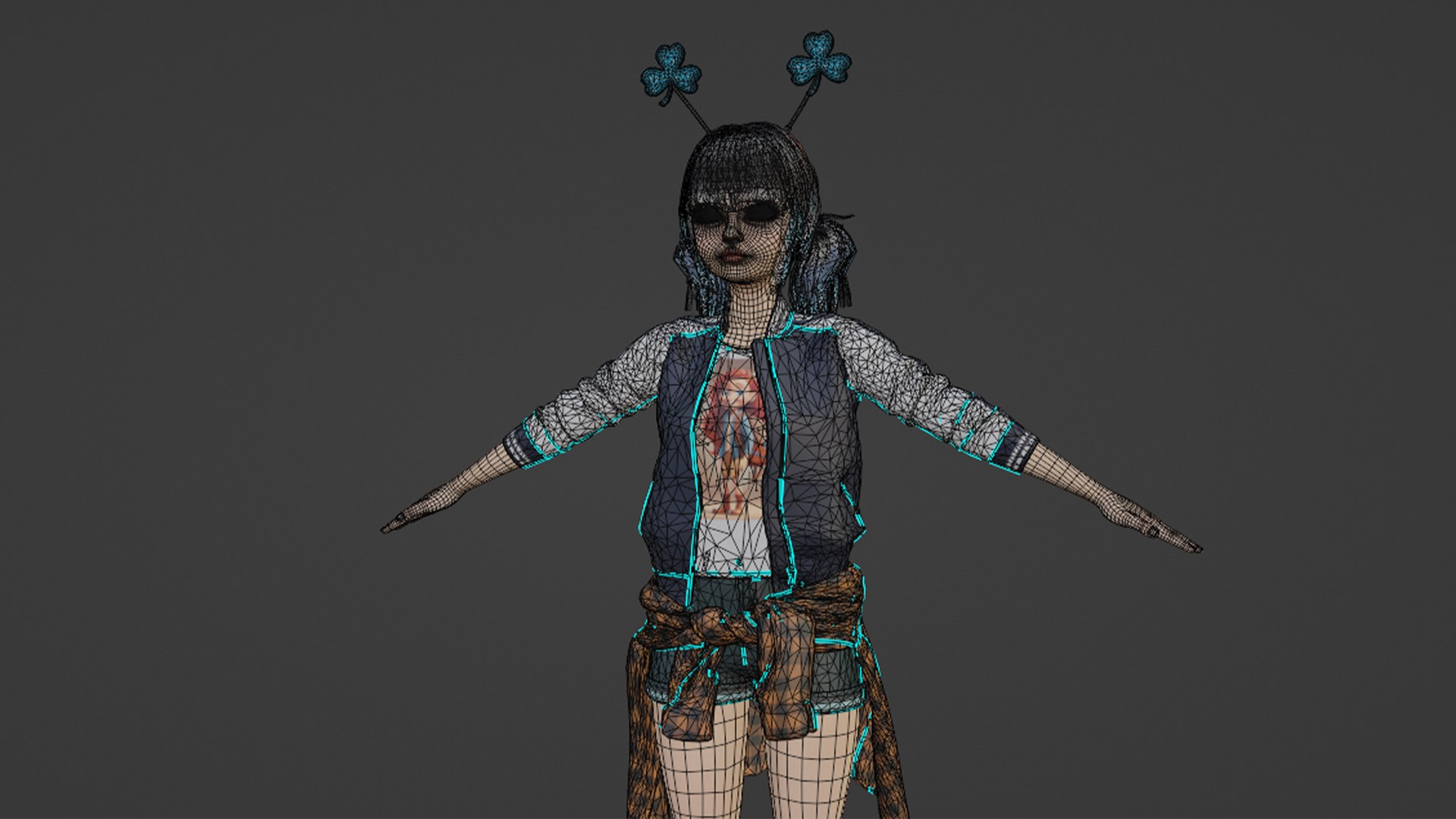 3D Model Cartoon Rigged Style Girl-Moly Character 3D Model - TurboSquid ...