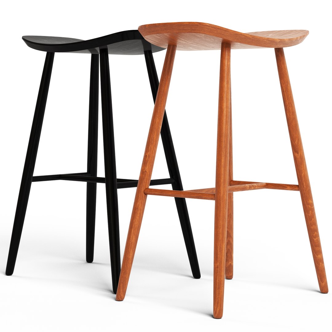 3D Cult Living Hatton Bar Stool Model - TurboSquid 2173495