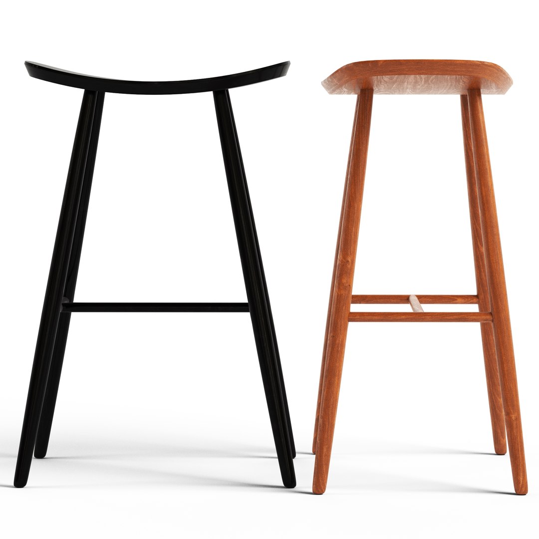 3D Cult Living Hatton Bar Stool Model - TurboSquid 2173495