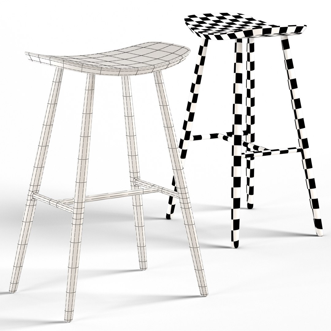 3D Cult Living Hatton Bar Stool Model - TurboSquid 2173495