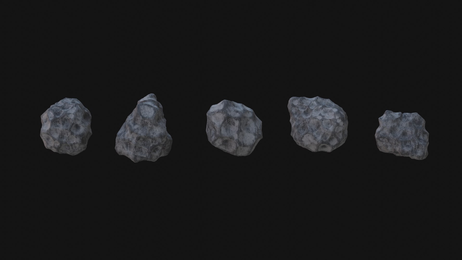 3D Asteroids model - TurboSquid 2181412