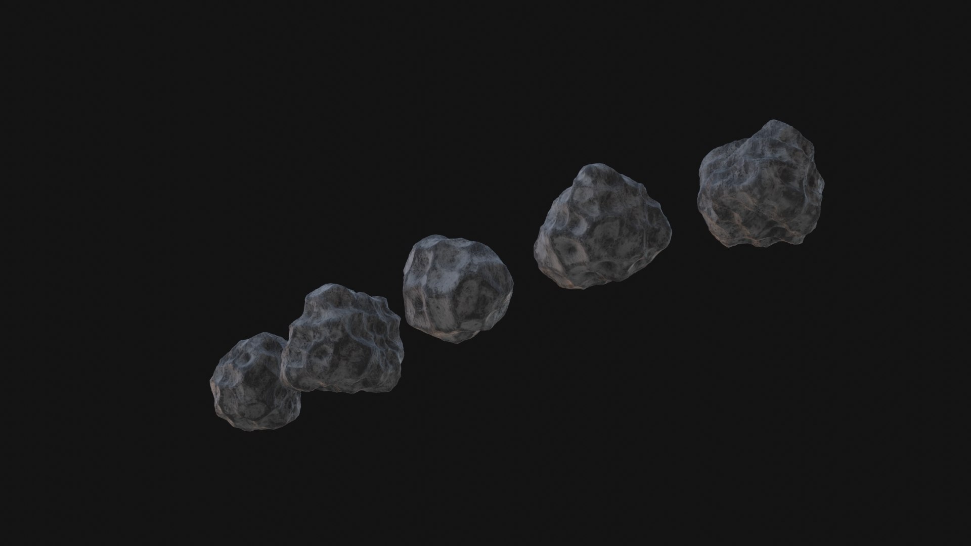 3D Asteroids model - TurboSquid 2181412
