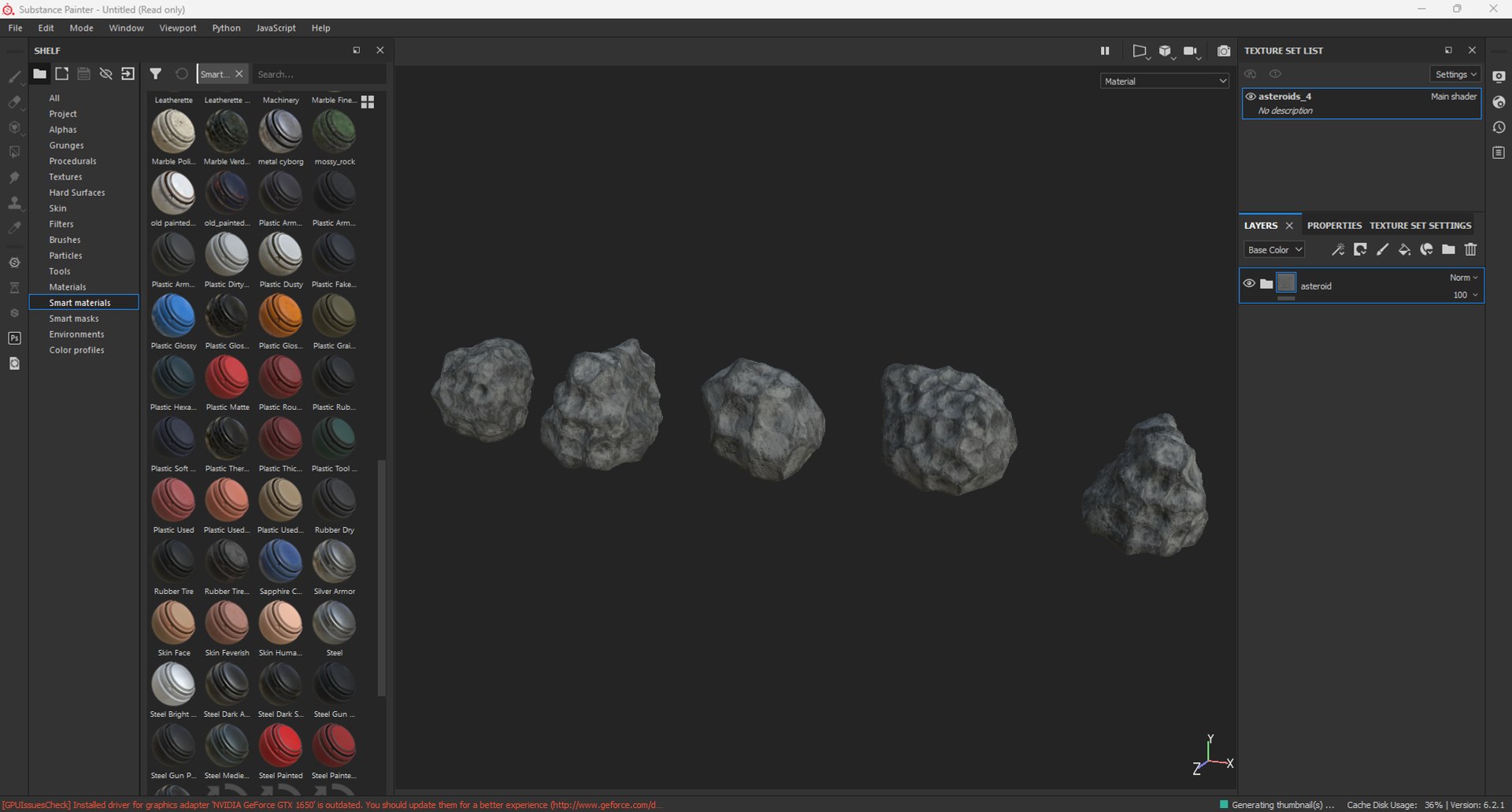 3D Asteroids Model - TurboSquid 2181412