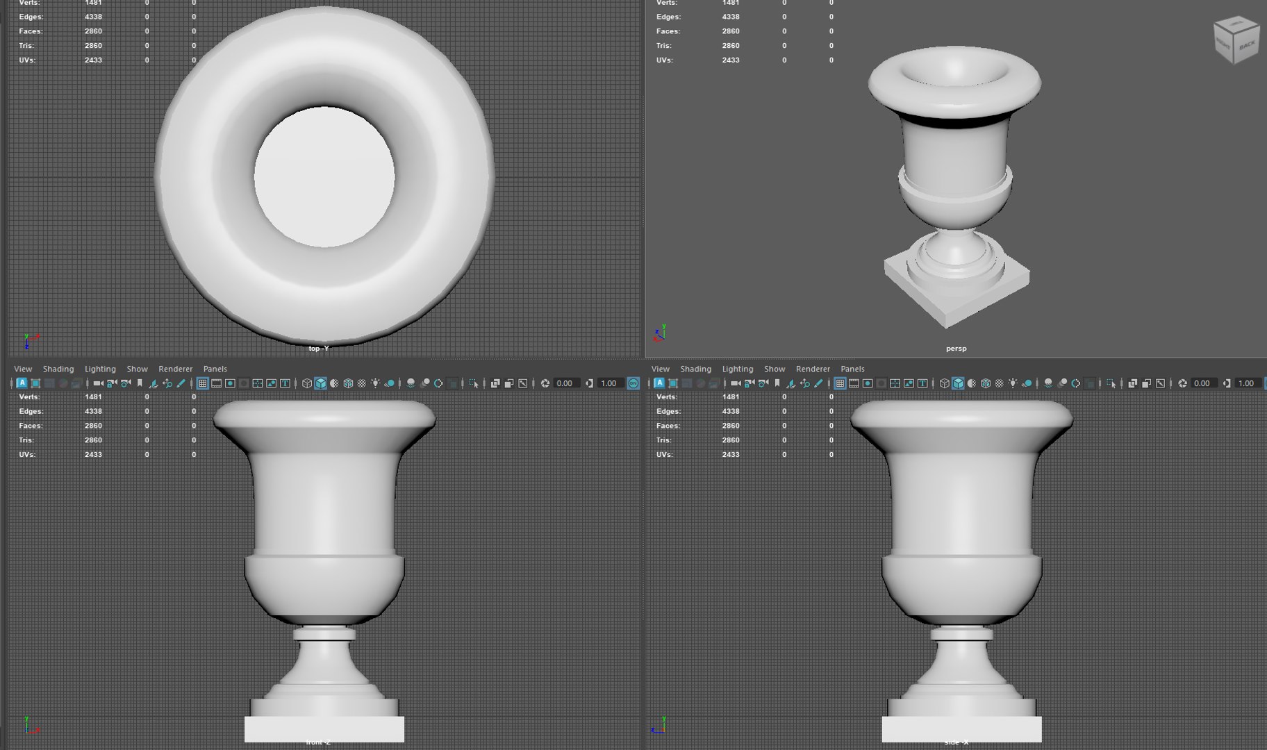 3D Elegant Classical Urn Model - TurboSquid 2390857