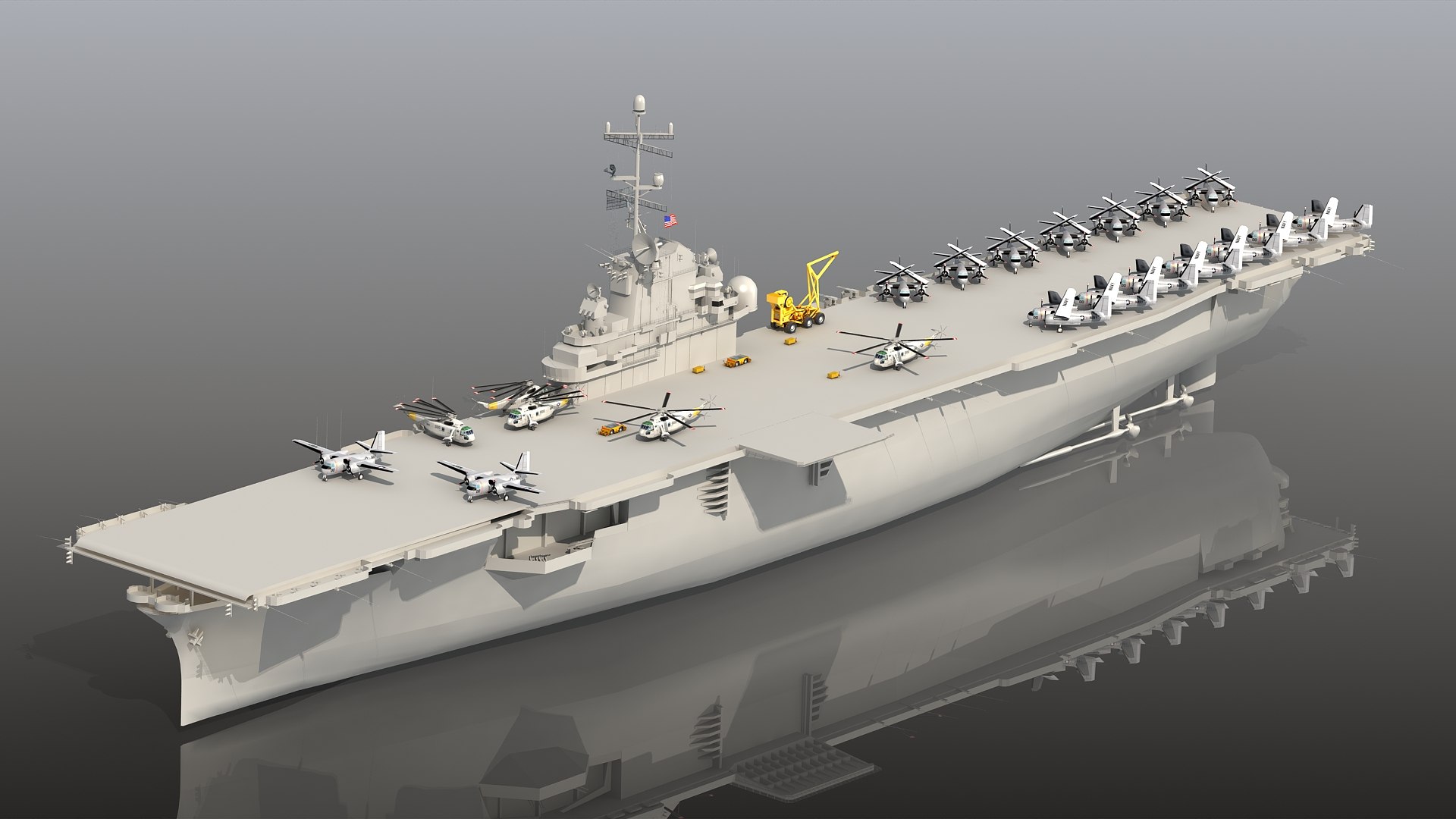 Uss Lake Champlain Cv-39 3D Model - TurboSquid 1538789