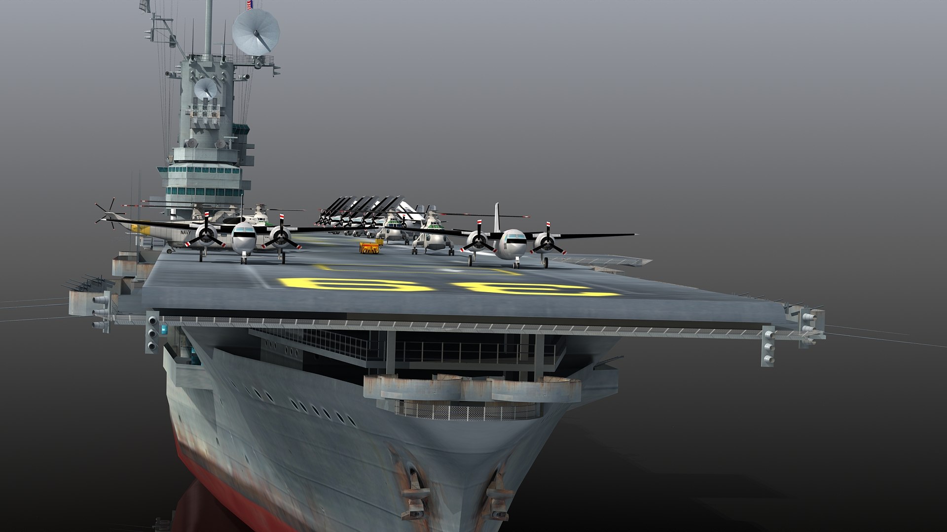 Uss Lake Champlain Cv-39 3D Model - TurboSquid 1538789